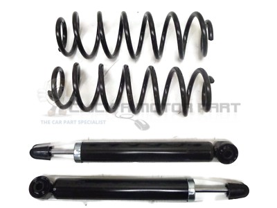 SEAT LEON MK2 05-12 REAR 2 SUSPENSION COIL SPRINGS & SHOCK ABSORBERS ...