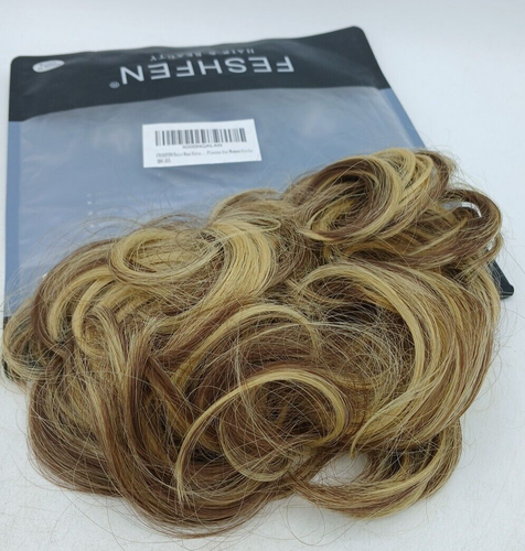 FESHFEN Hair Bun Piece H286H10 Blonde/Medium Brown. M53 | eBay