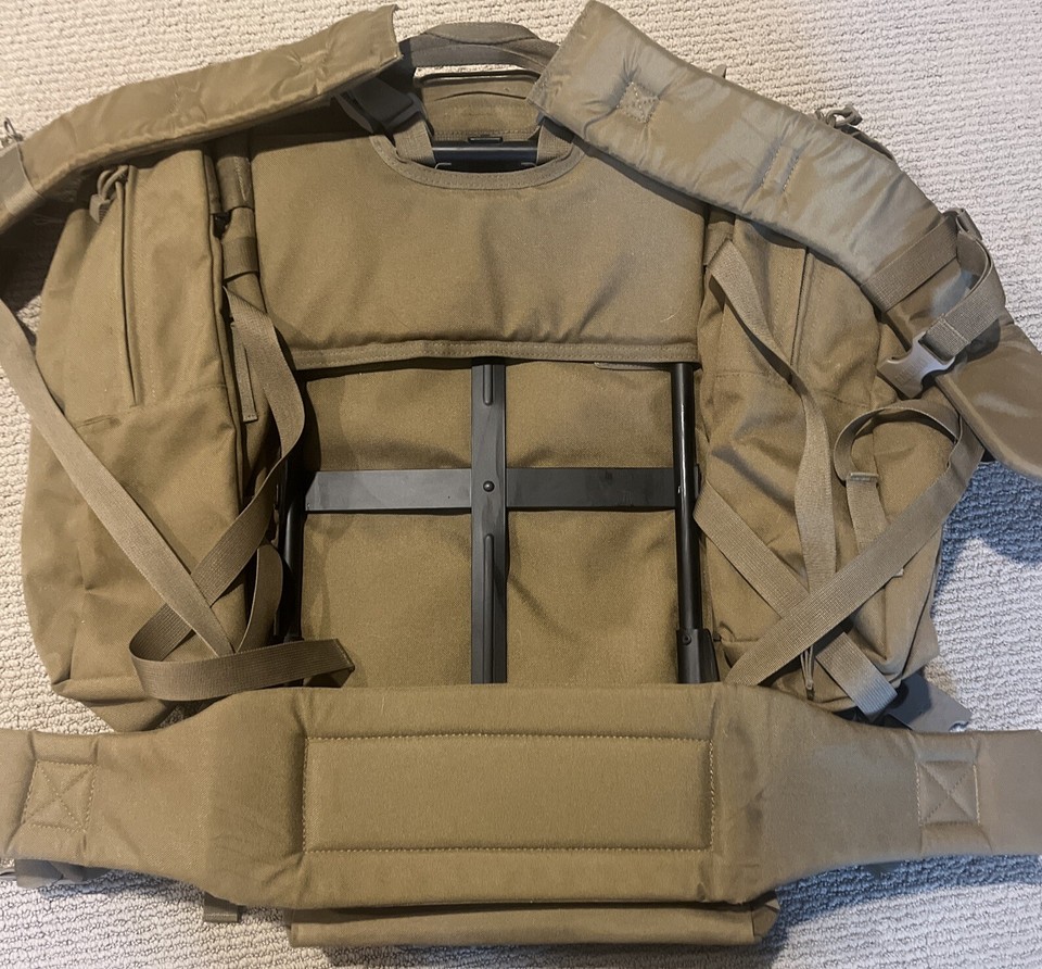 BlackHawk SOF Ruck Kit w/ Frame & Pads Coyote Tan 60SOFKDE Enhanced ...