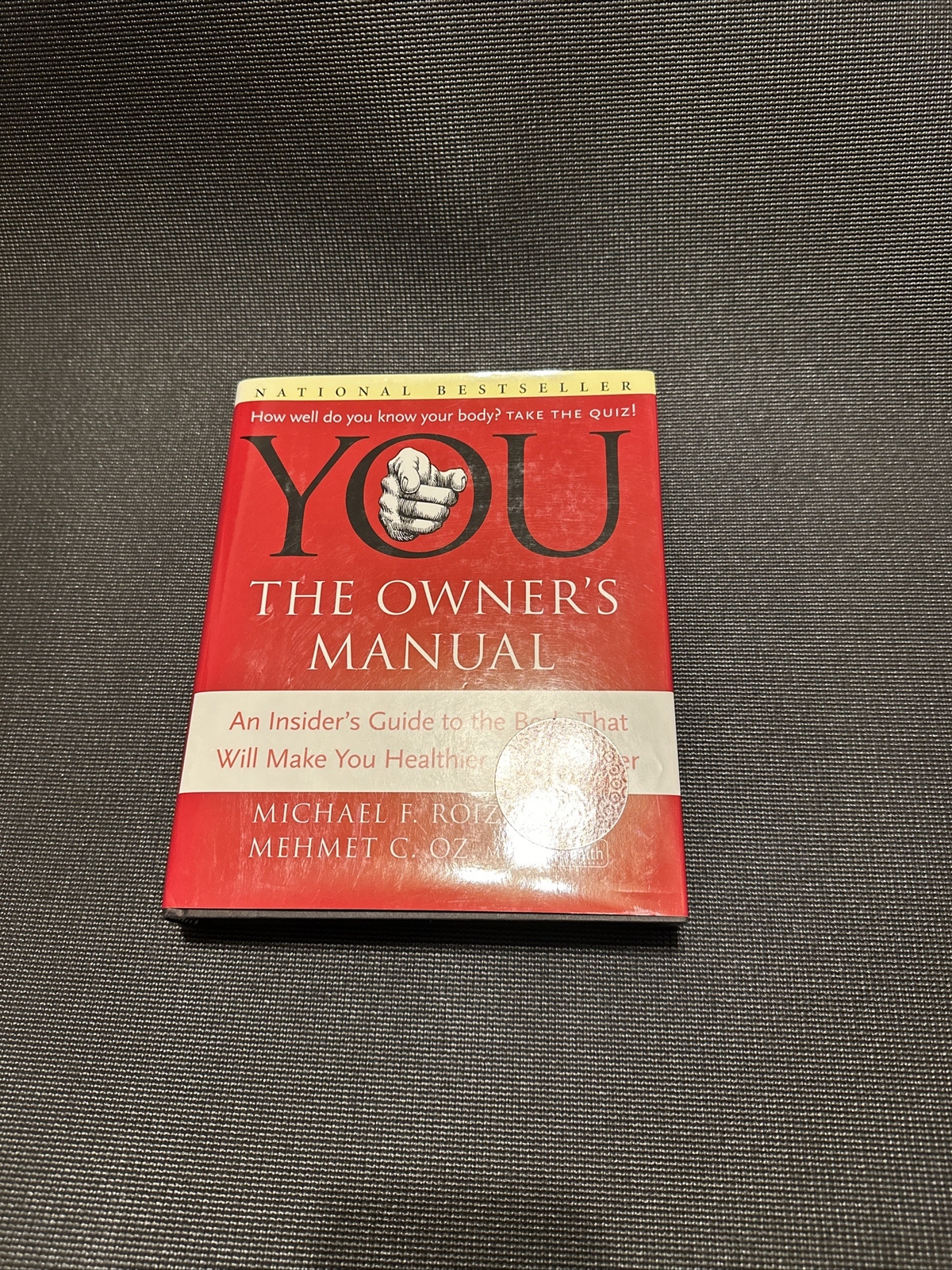 YOU: The Owners Manual - Hardcover By Michael F Roizen -like New | eBay