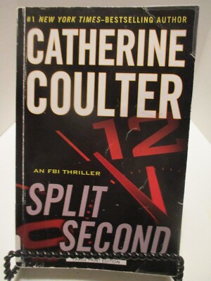 Large Print CATHERIN COULTER Split Second see photo/synopsis | eBay