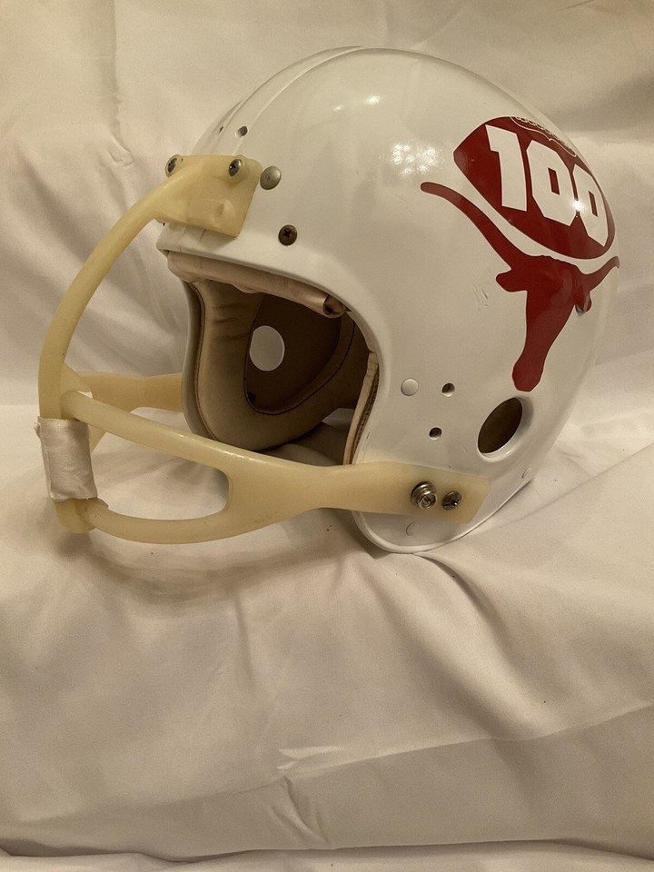 Vintage 1969 Wilson Football Helmet Custom Texas Longhorns National ...