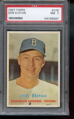 1957 TOPPS #376 DON ELSTON.. PSA 7..NR/MT.. | eBay