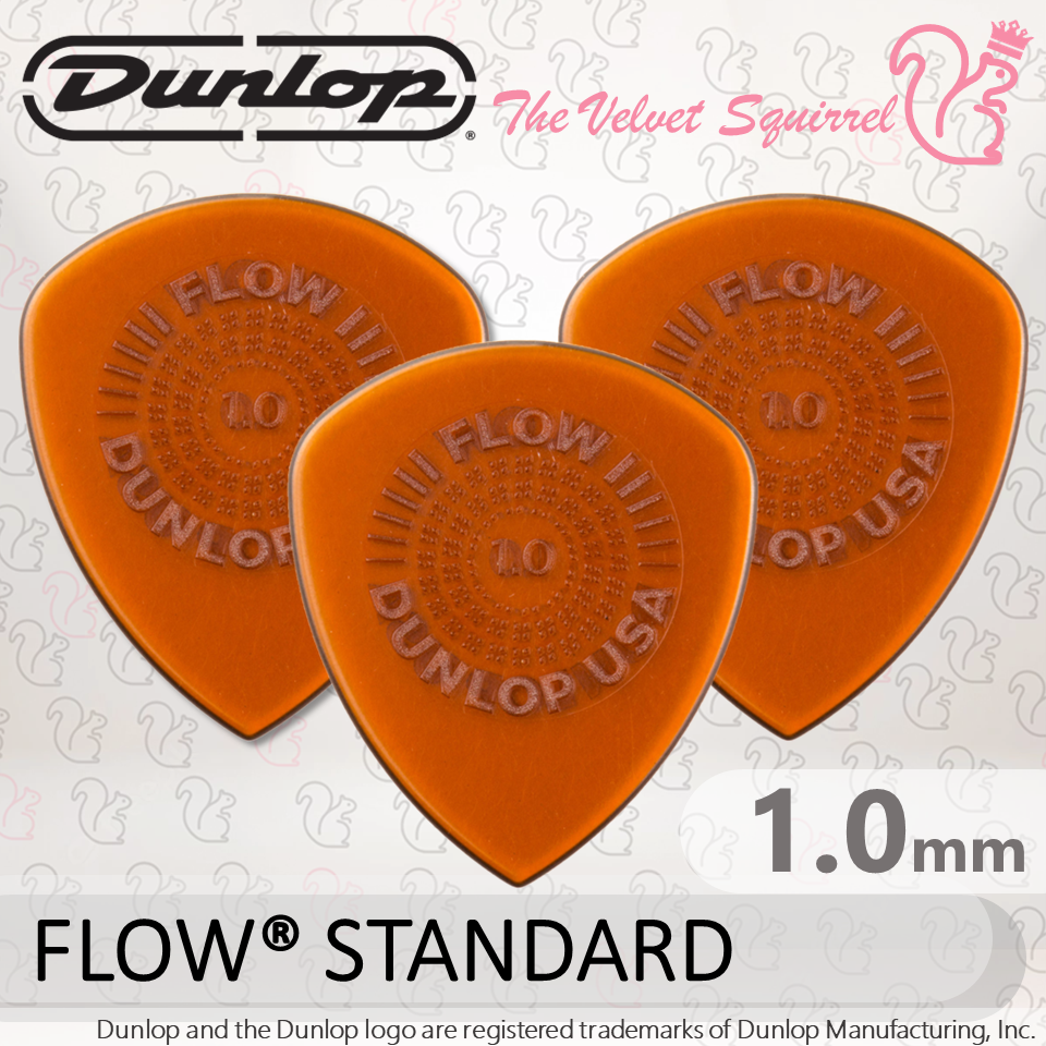 🌊3x FLOW® STANDARD Jim Dunlop Professional Plectrums 549R Premium ...