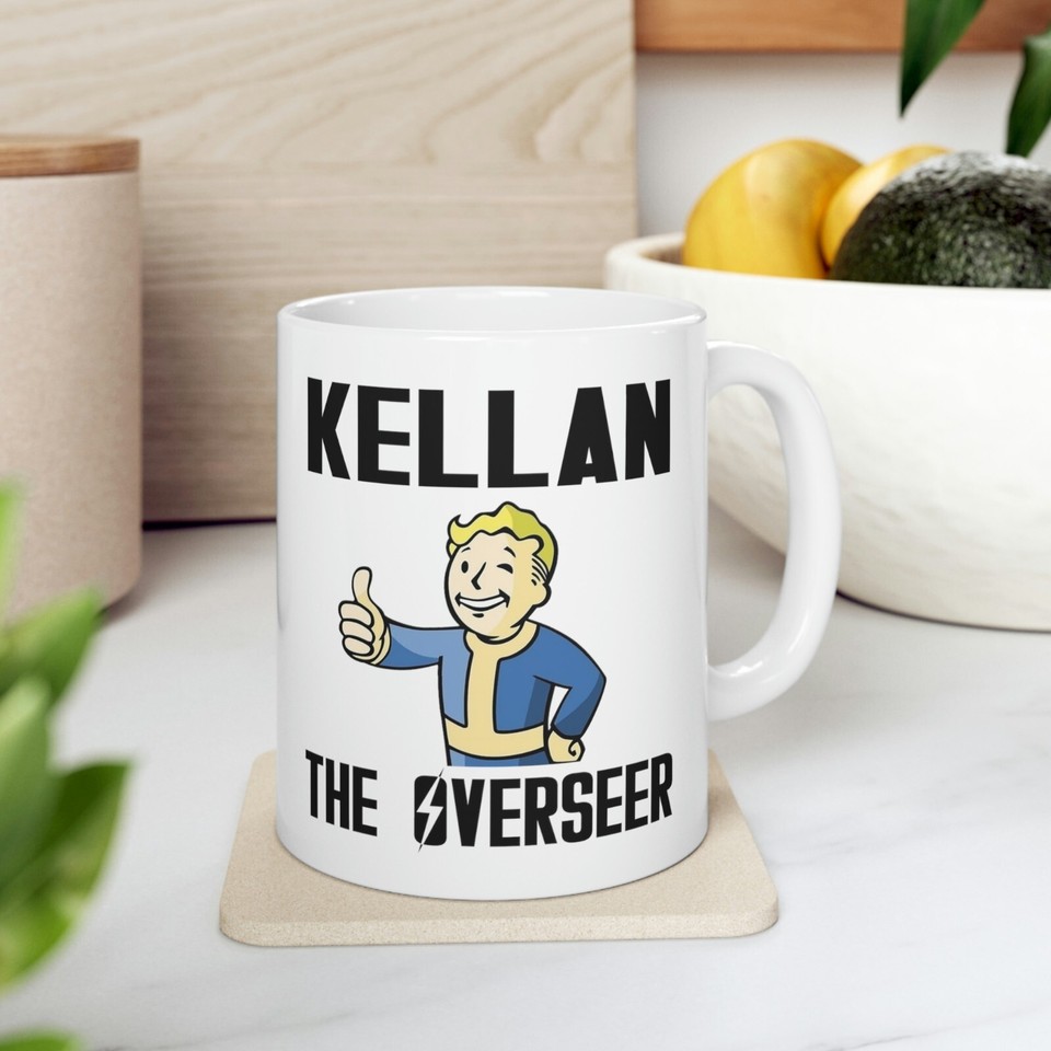 Personalised Fallout Overseer Mug Present Gift Geek Playstation Xbox ...