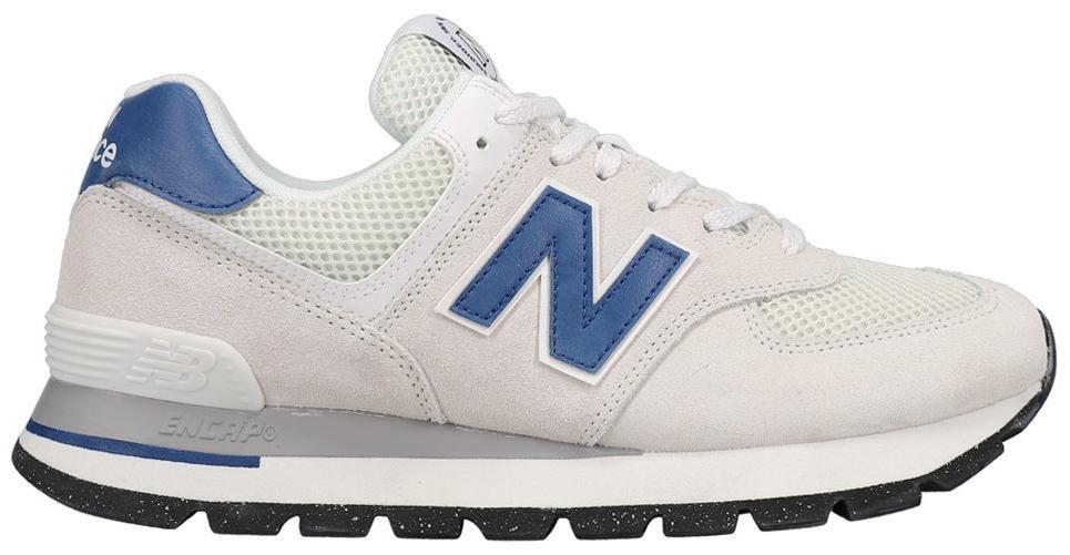 Size 11.5 - New Balance 574 Rugged White Royal Blue for sale online | eBay