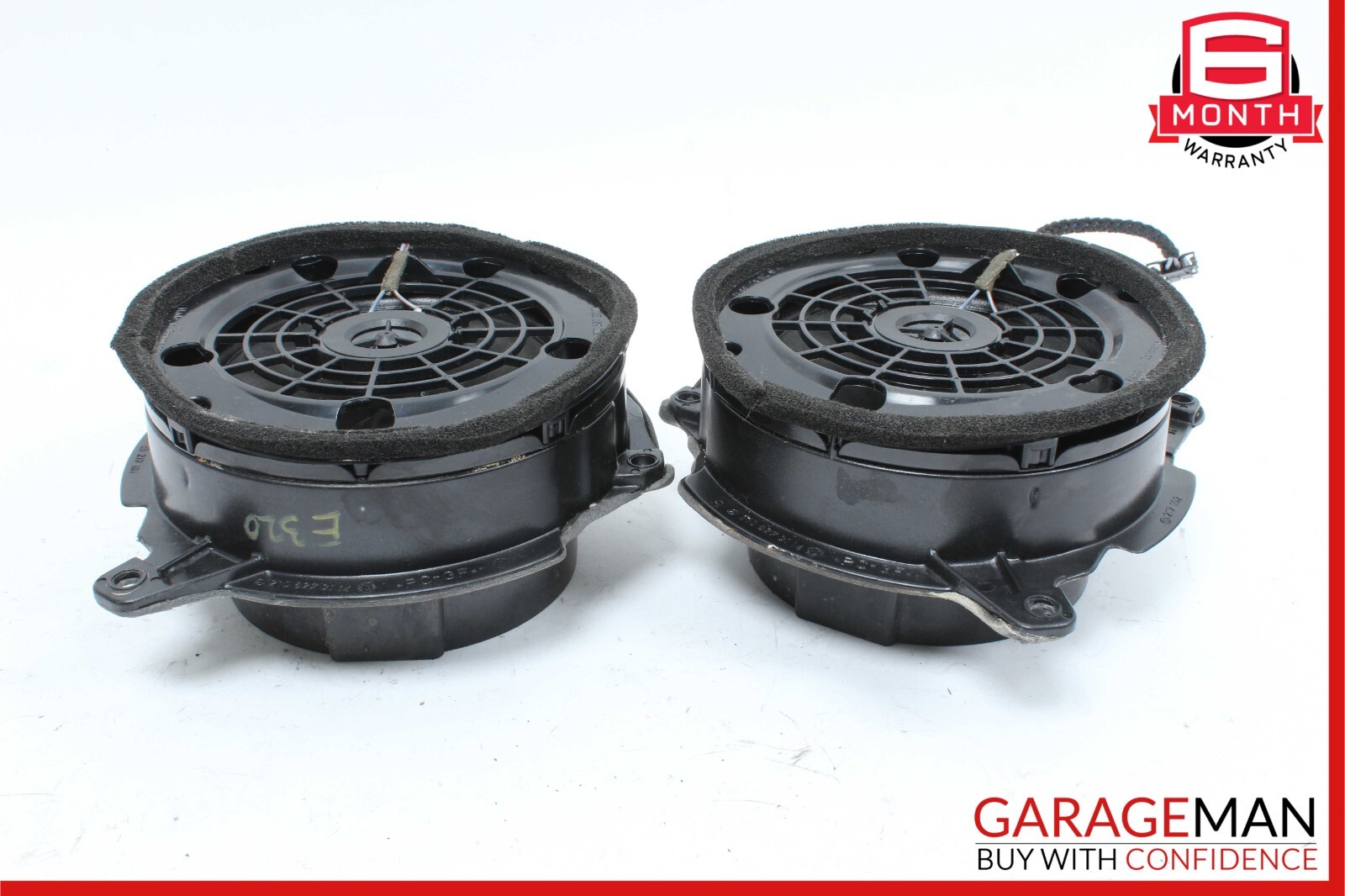96-03 Mercedes W211 E320 Front Right & Left Side Door Sound Speakers ...