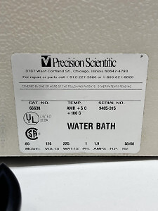 Precision Scientific 66630 Water Bath Model 80 TESTED | eBay