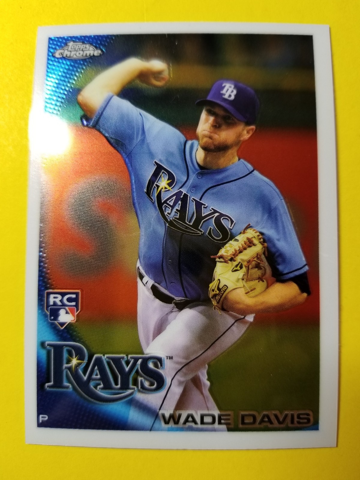 WADE DAVIS - RC ROOKIE #139 TAMPA BAY RAYS * ROCKIES - 2010 TOPPS ...