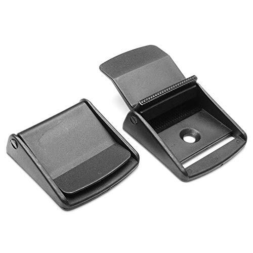 5pcs 2" 50.5mm Webbing Cam Buckles Plastic Black Toggle Clip Backpack ...