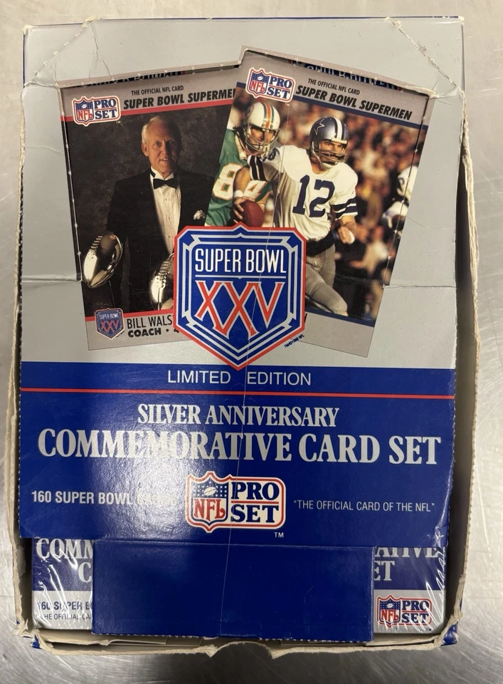 1990 Pro Set Super Bowl XXV Silver Anniversary Football Trading Cards ...