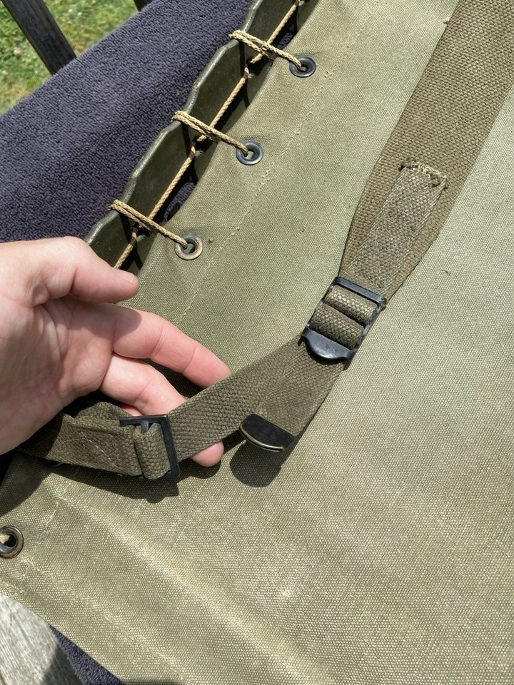 Post-WW2 US Army Packboard 1951 Pascoe Military Backpack Green Canvas ...