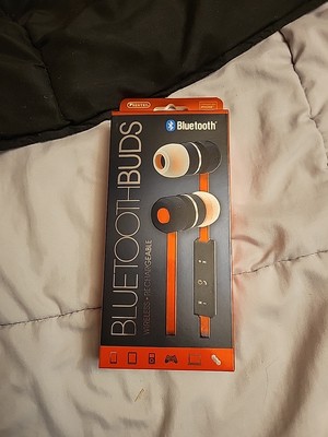 NEW Sentry Wireless Rechargeable Bluetooth Ear Buds RED In-line Mic | eBay