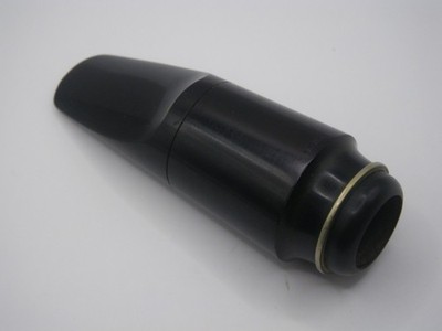 VINTAGE LARGE CHAMBER HARD RUBBER ALTO SAXOPHONE MOUTHPIECE - READ ...