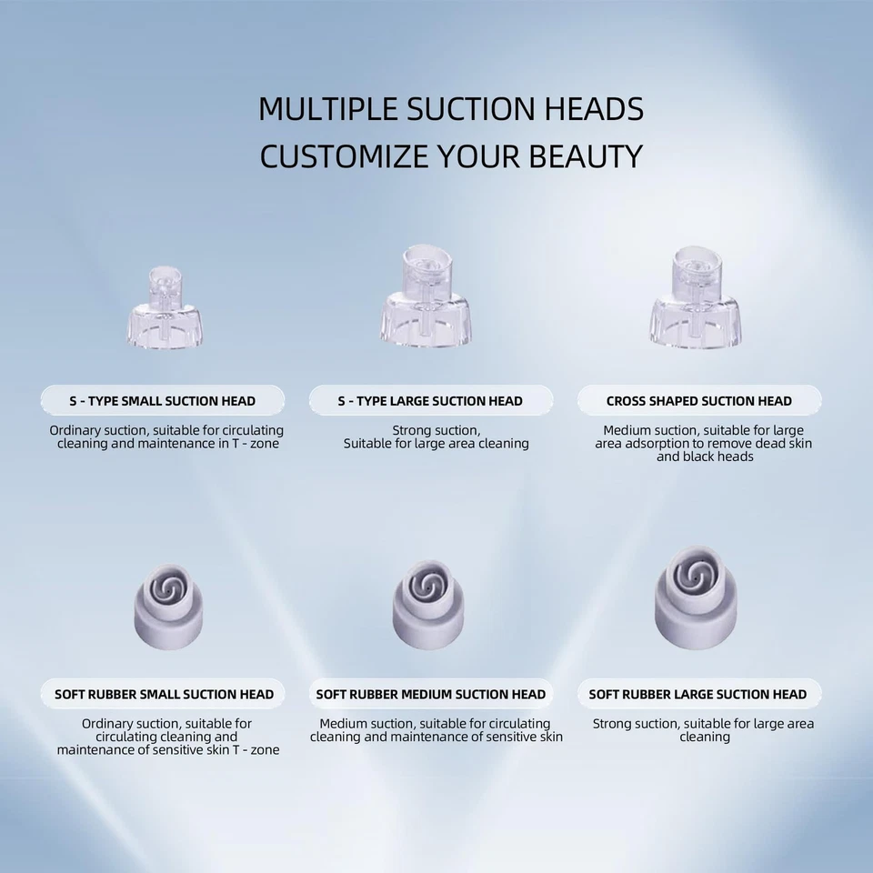 Electric Blackhead Remover Vacuum Pore Cleaner Nose Suction Acne ...