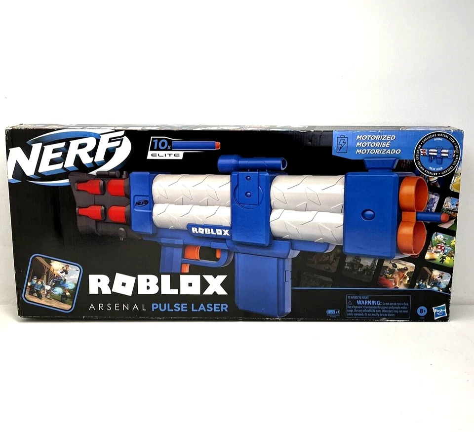 Hasbro Nerf Roblox Arsenal Pulse Laser Motorized Dart Blaster New 2021 ...