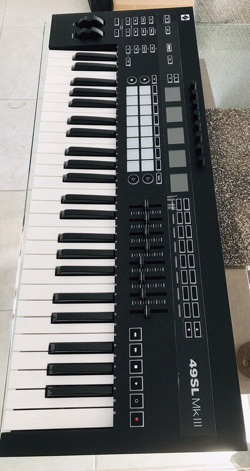 Novation 49SL MkIII MIDI & CV Equipped Keyboard Controller w/ 8 Track ...
