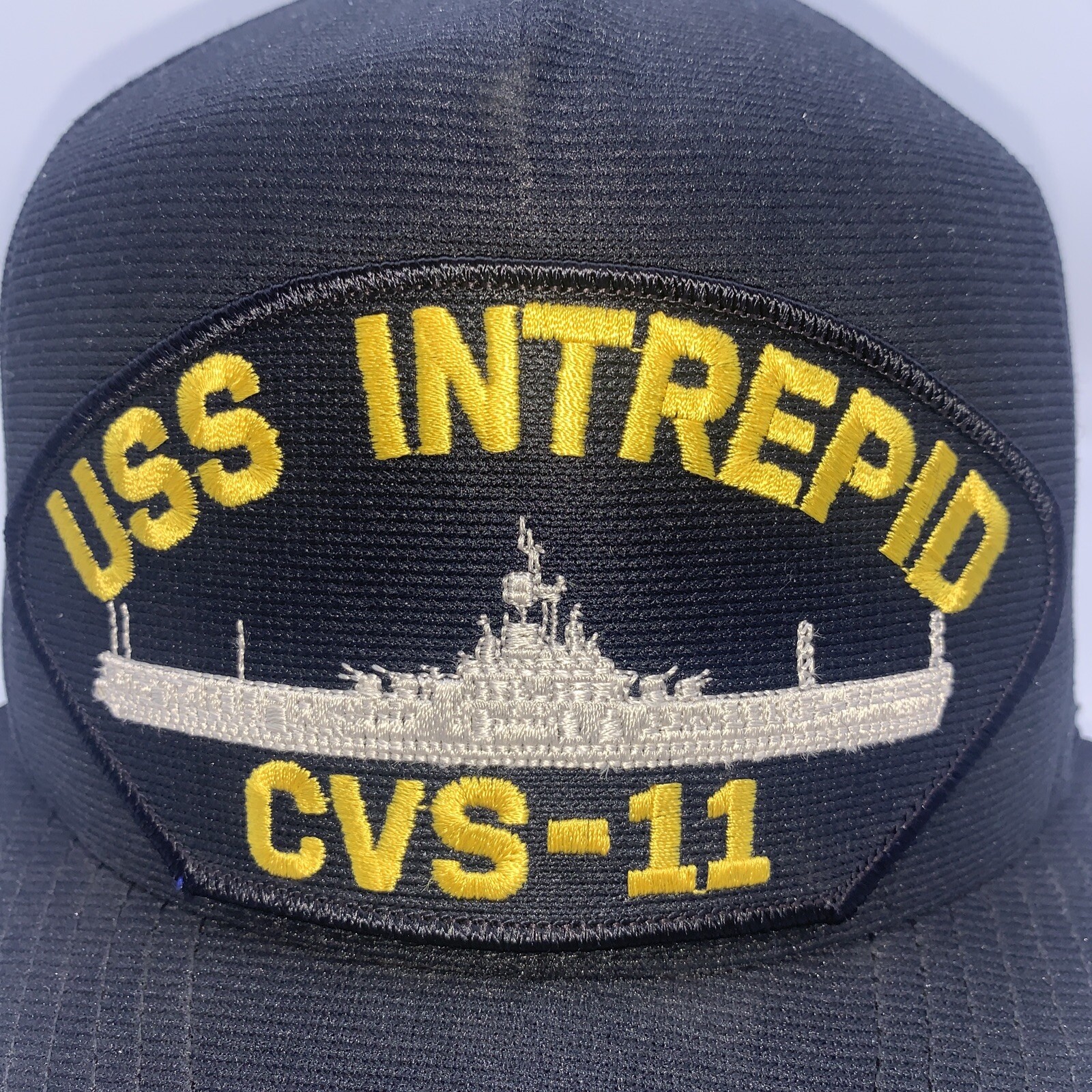 USS INTREPID CVS-11 HAT CAP NAVY SHIP ESSEX CLASS AIRCRAFT CARRIER ...