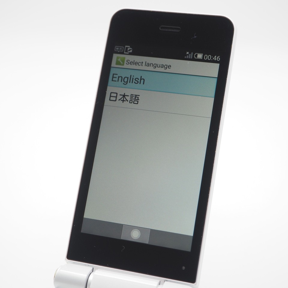 [N Mint] SHARP AQUOS Keitai 2 601SH 602SH White Flip phone Unlocked SIM ...