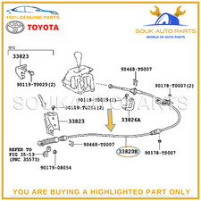 Toyota Genuine OEM 33821-12301 Cable ASSY Transmission Control ...