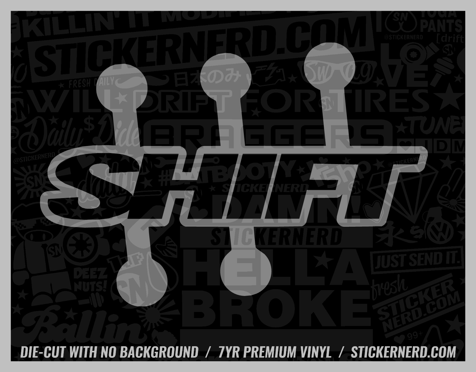 Shift Sticker - Car Decals - Manual Window Decal JDM KDM Cars Turbo ...