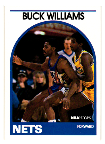 1989-90 NBA Hoops Basketball Buck Williams SP Card #145 New Jersey Nets ...