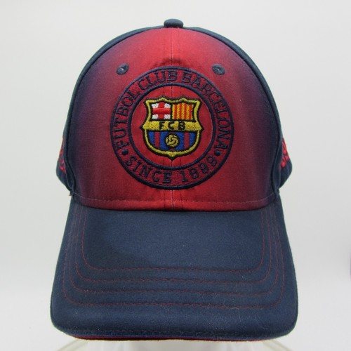 FCB FC Barcelona Hat Cap Ball Soccer Futbol Adjustable Logo Red Blue | eBay