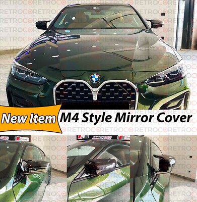 For Bmw M style G22 G22 G23 G26 Splitter Mirror side Cover gloss Black ...