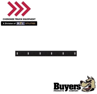 Buyers Products 1312005, SAM 1 x 6 x 78" Rubber Cutting Edge to fit ...