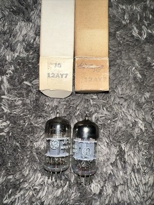 90 LOT OF 2 GE JG-12AY7 Vacuum Tubes | eBay