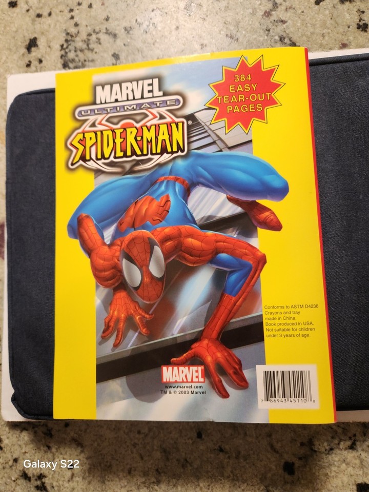 Marvel Ultimate SPIDER-MAN Coloring Book NEW UNUSED 2003, VF/NM 9.0 ...