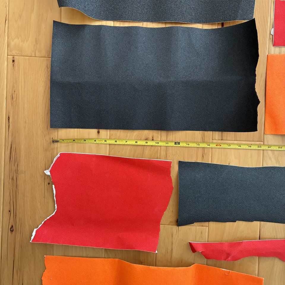 Skateboard Grip Tape Lot — Black, Orange, Red — Mob, Mini Logo, & More ...