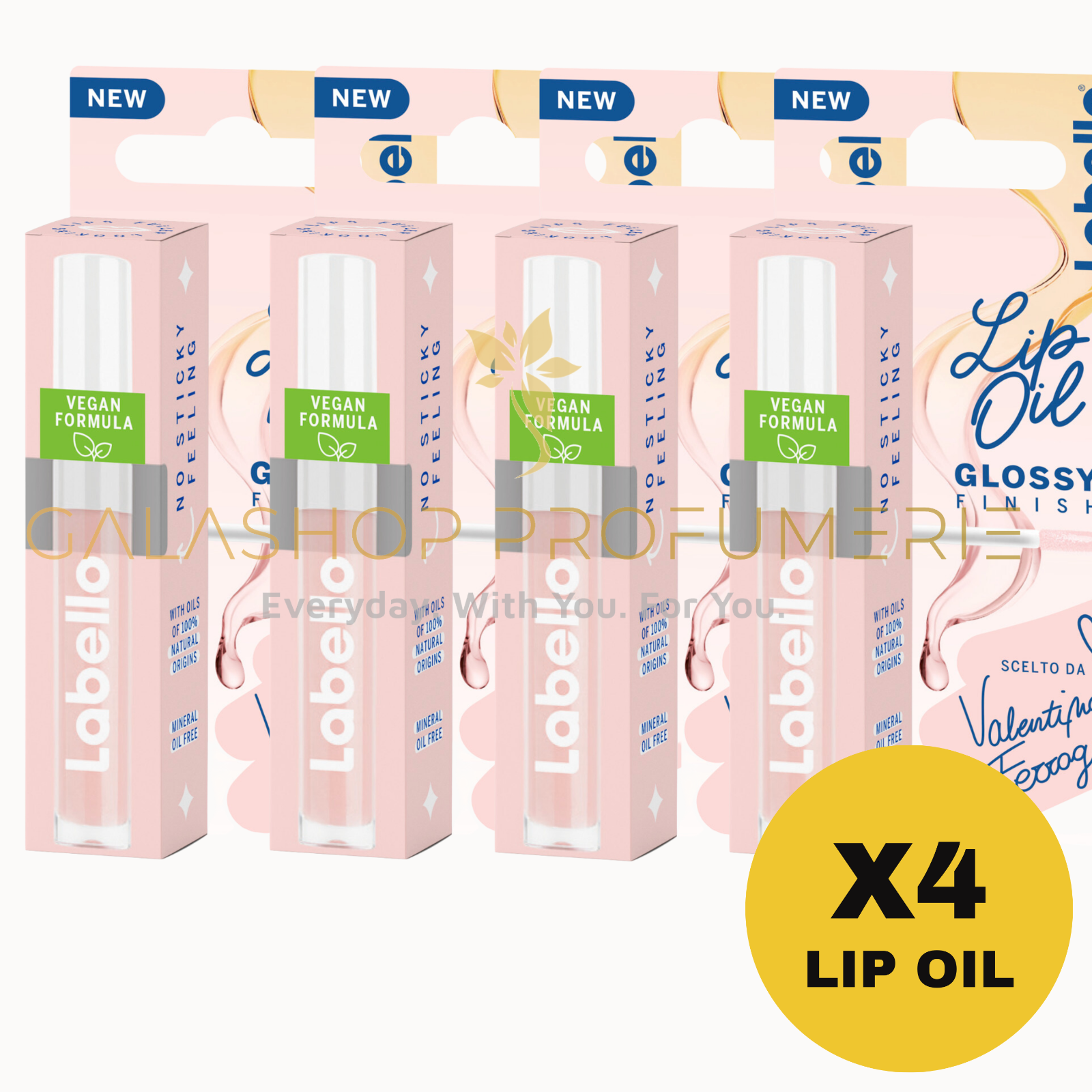 LABELLO LIP OIL GLOSSY FINISH LABBRA 100% NATURALE NO OLI MINERALI FERRAGNI VEG | eBay