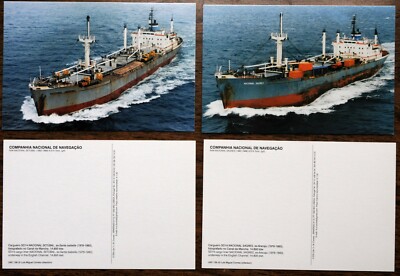 SD14 cargo ships NACIONAL SETUBAL & NACIONAL SAGRES - set of 2 ...