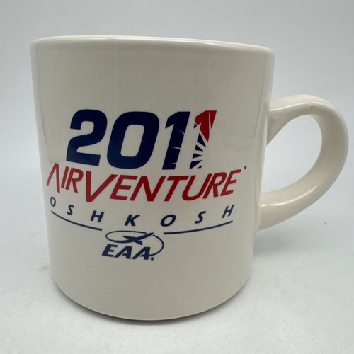 EAA Coffee Cup Mug 2011 Experimental Aircraft Association Oshkosh 12 oz ...