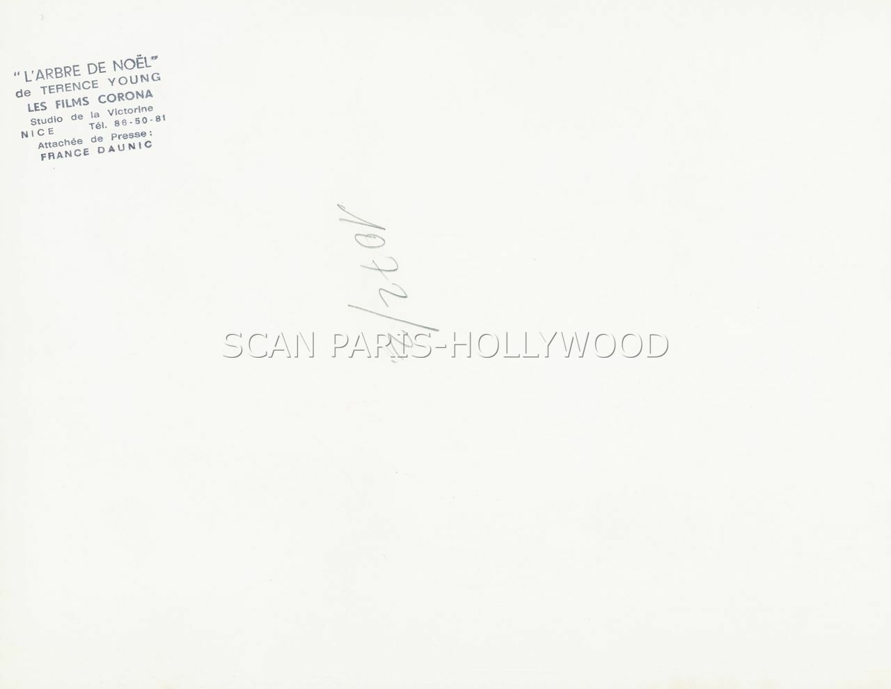 BOURVIL BROOK FULLER WILLIAM HOLDEN L'ARBRE DE NOËL 1969 PHOTO ORIGINAL ...