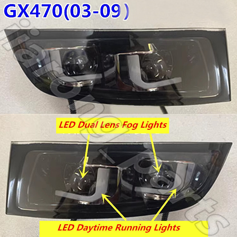 🔊A Pair For Lexus GX470 2003-2009 LED Daytime Running Light Fog Light ...