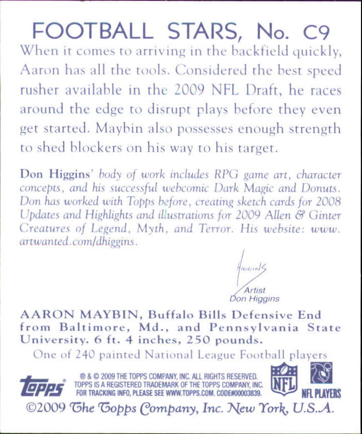 2009 Topps National Chicle Mini #9 Aaron Maybin | eBay