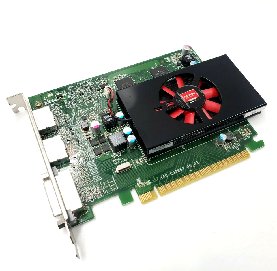 Genuine AMD RADEON R7 450 4GB GDDR5 PCI-E 2x Display Port DVI D P/N ...