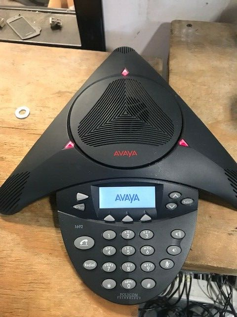 Avaya Polycom 1692 IP Conference Phone Station 2201-15680-001 for sale ...