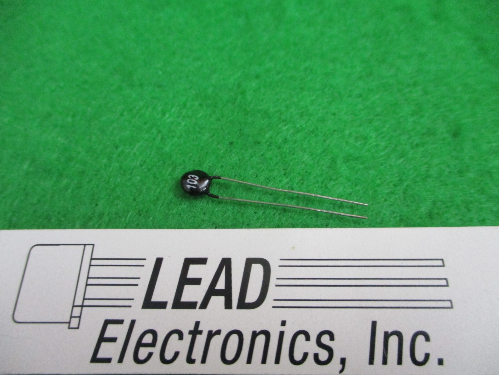 NTE PART # 02-N103-1 THERMISTOR NTC 10K OHM 10 RADIAL LEAD 2.5MM LEAD ...