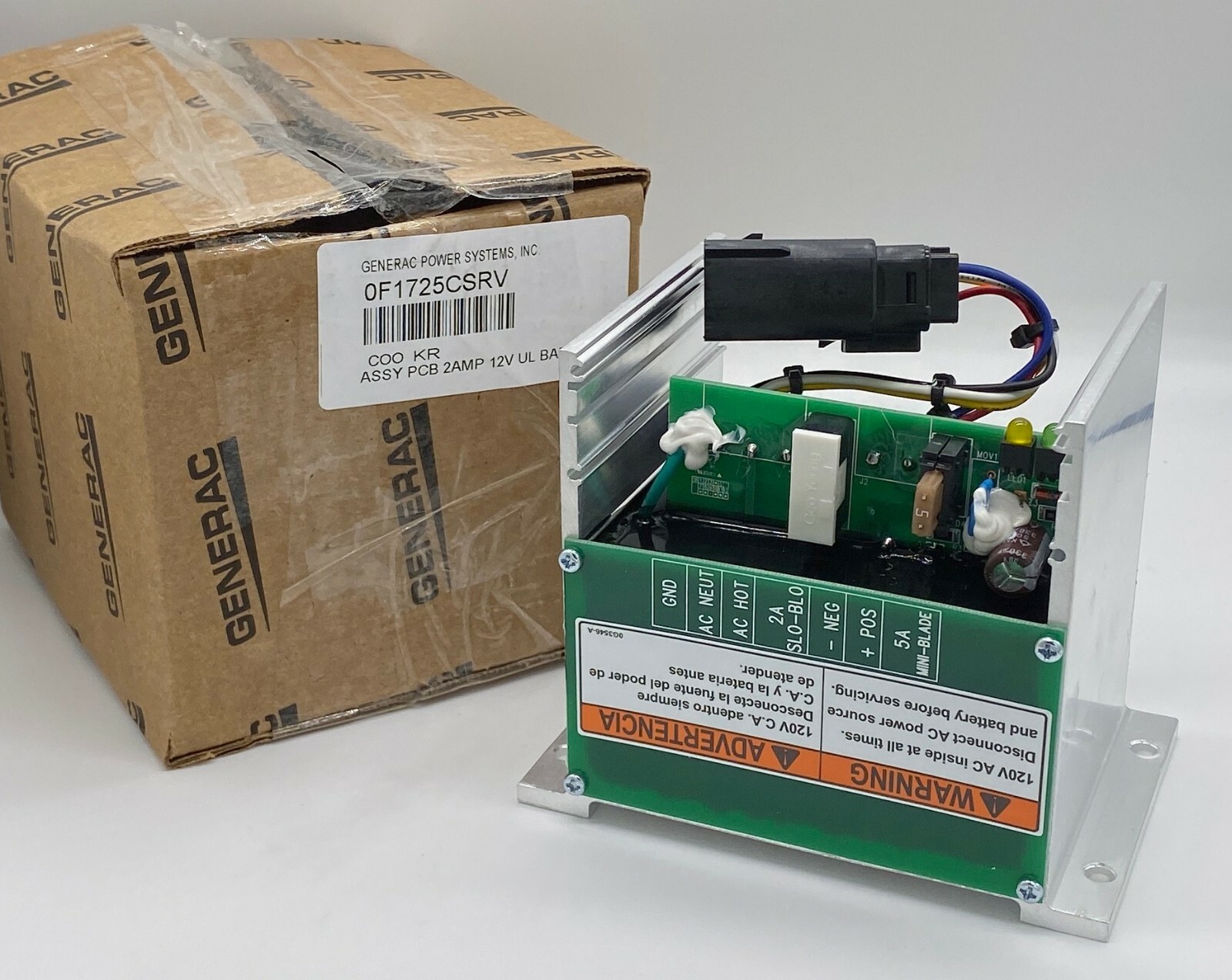 Generac 0F1725CSRV Battery charger 2 amp 12V GENUINE OEM PART | eBay