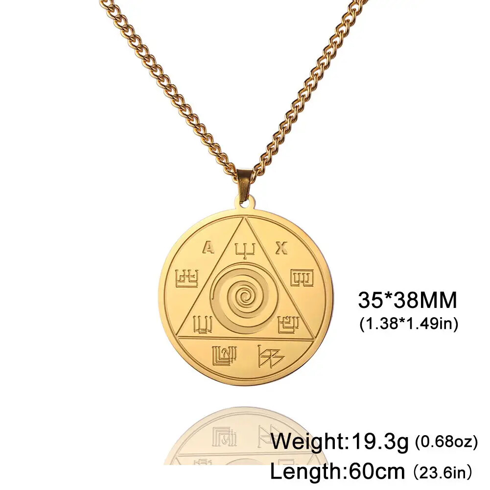 Powerful Pendant of Abraxas Necklace Money Protection Talisman ...