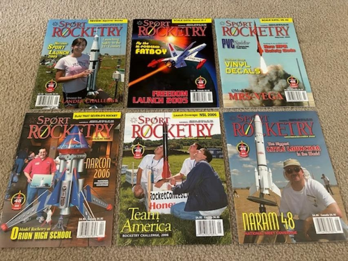 Sport Rocketry Magazine Lot of 6 Complete Year for 2006 Model/High ...