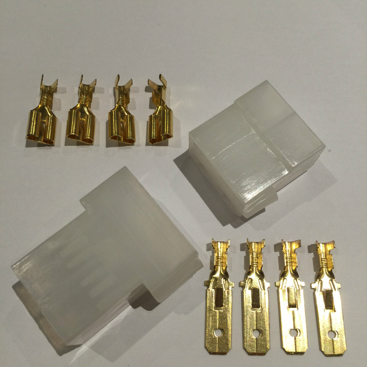 1 2 3 4 6 8 WAY PIN 6.3mm ELECTRICAL MULTI PLUG CONNECTOR TERMINAL ...