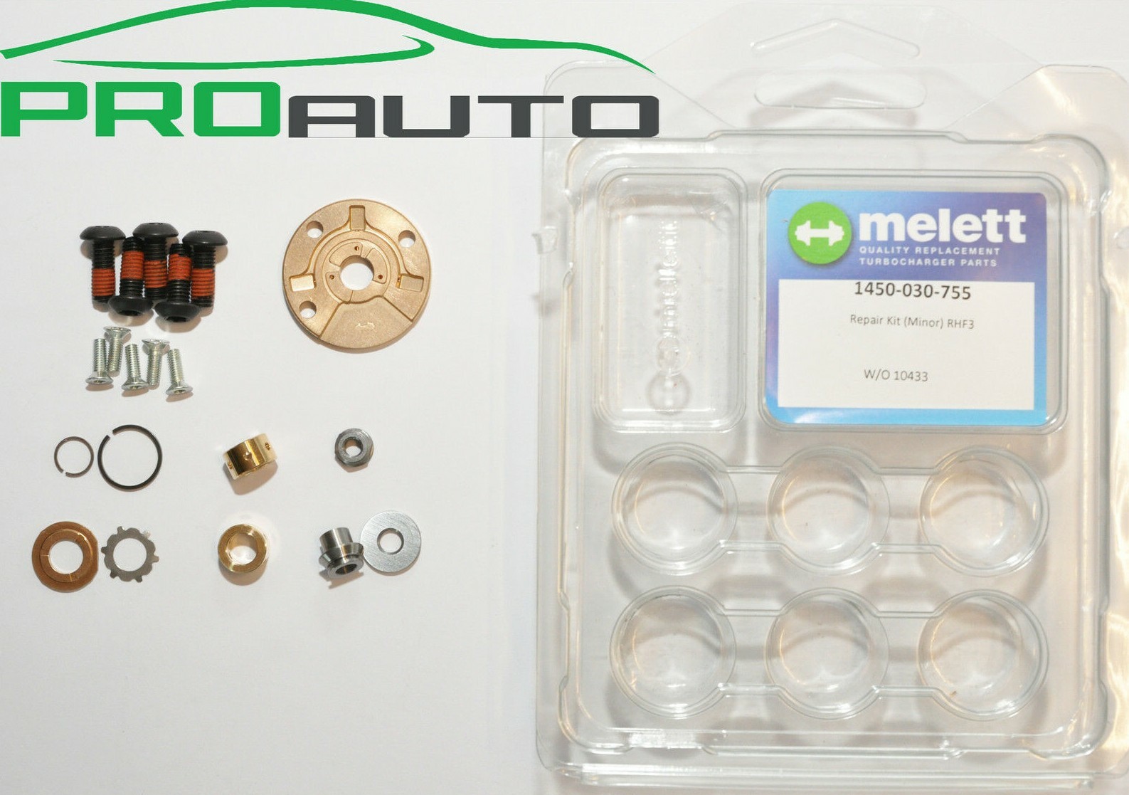 MELETT TURBOCHARGER TURBO REBUILD REPAIR KIT FOR IHI RHF3 FIAT | eBay