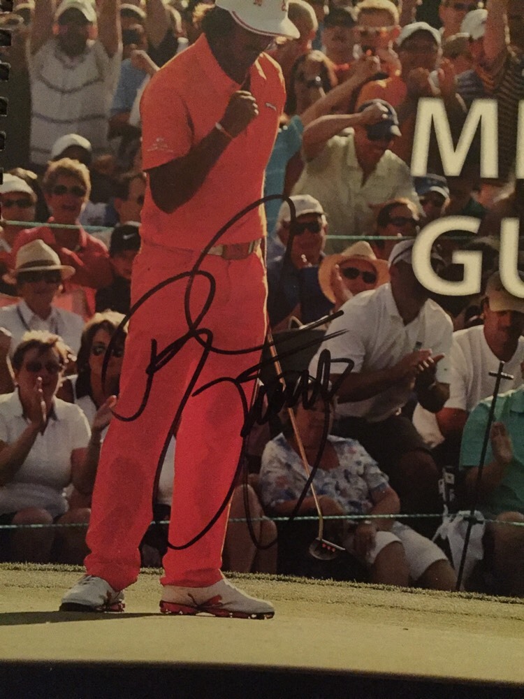 Rickie Fowler autograph signed Wells Fargo Championship Media Guide ...