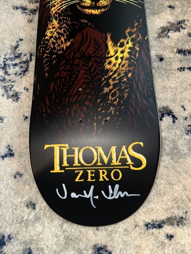 RARE SIGNED Jamie Thomas Leopard Zero Skateboard Deck Autograph Limited ...
