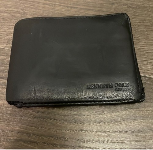 Men’s Black Kenneth Cole Leather Wallet Fair condition | eBay