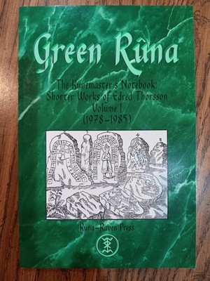 Green Runa 2nd Ed. Stephen Flowers Edred Thorsson Satanism Temple Of ...